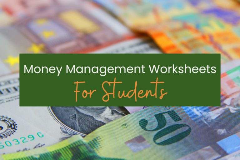Christian Money Management Worksheets For Students to Empower Young ...